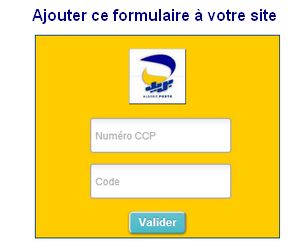 Comment avoir code ccp.dz